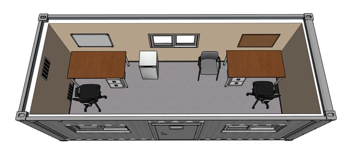 Floor Plans for Custom Mobile Office Buildings | Wilmot